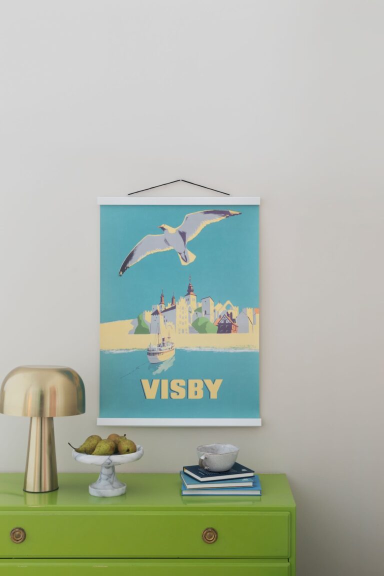 Visby från havet, Affisch 50 x 70cm - Come To Sweden